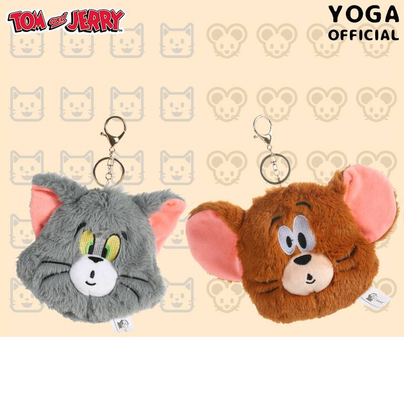 Authentic Tom Cat And Jerry Mouse Plush Coin Purse Earphone Bag Cute ...