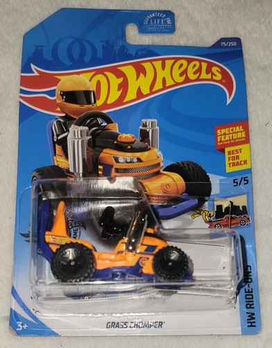 Hot Wheels HW Ride - Ons Special Feature 75/250 5/5 Grass Chomper New ...