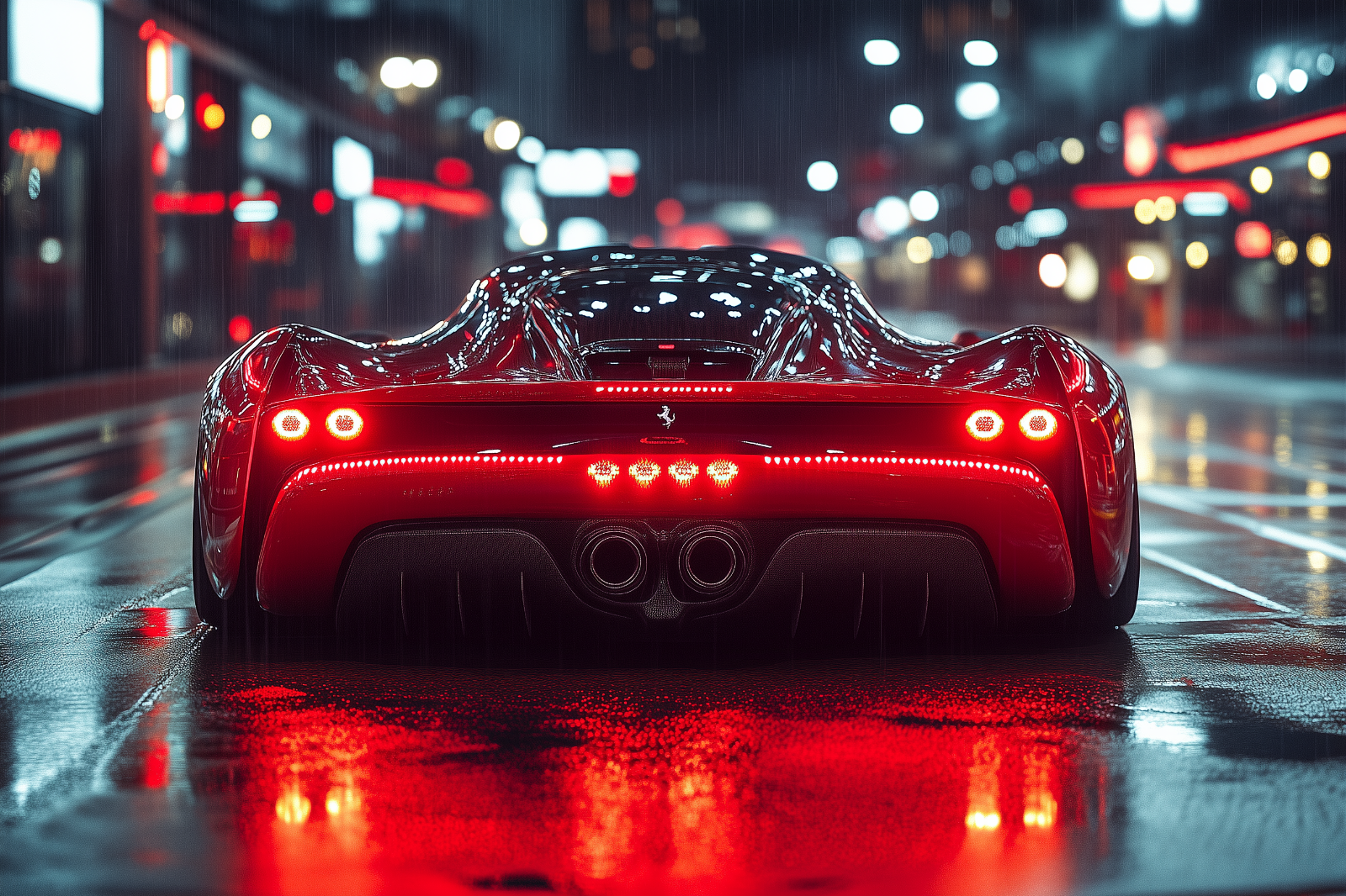 🏎️ Ferrari SF90 CP Art Print Limited Edition 1/25 🔥 Signed + COA 🏁 ...