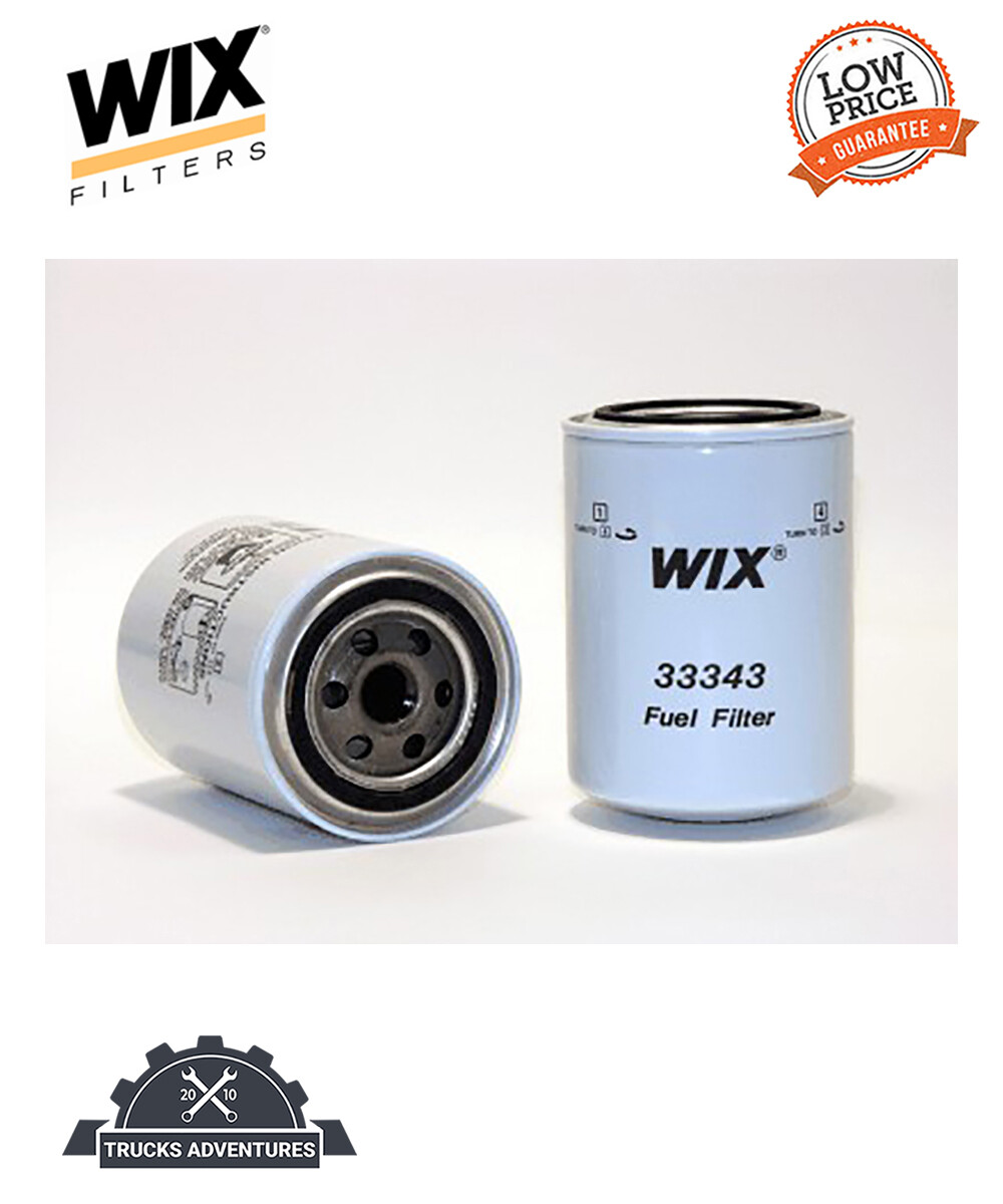 WIX 33343 - Fuel filter cross reference