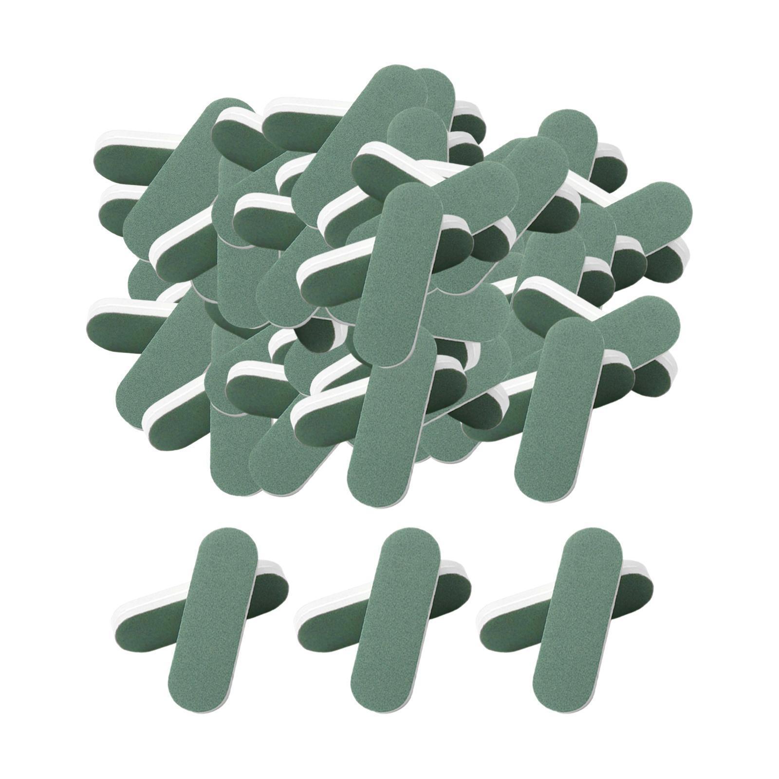 60x Rectangle Silver Polishing Rods Cleaning for Cleaner Manicure Wipe ...