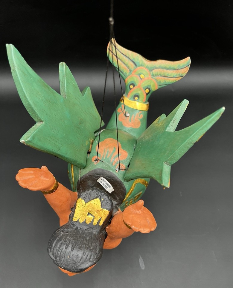 Indonesian Flying Mermaid Goddess Demon Chaser Guardian Hanging Figure ...