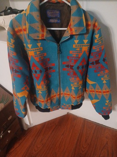 Pendleton Aztec Vintage Wool Blazer Jacket Western UNISEX Native Tribal ...