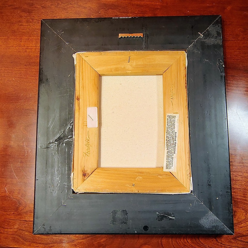 Vintage Ornate Wood Frame Pear Still Life Traditional Décor 15.5x13.5 ...