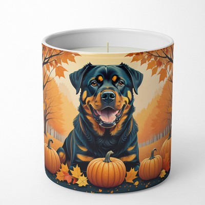Rottweiler Fall Pumpkin Spice 10 oz Decorative Soy Candle DAC1067CDL | eBay