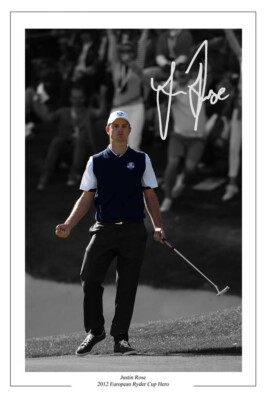 JUSTIN ROSE GOLF SIGNED AUTOGRAPH PHOTO 2012 RYDER CUP | eBay UK