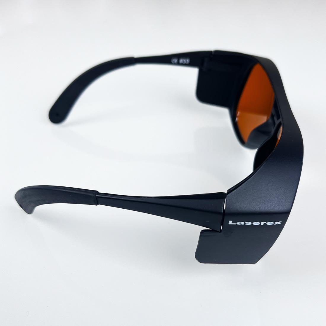 Laserex Laser Safety Glasses PPE Orange Lens OD6+ @ 190-1070nm NOIR Eyewear | eBay