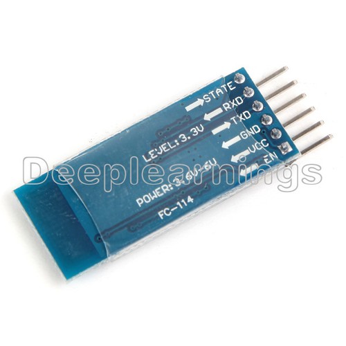 2PCS Wireless Serial 6 Pin Bluetooth RF Transceive r Module HC-05 RS232 ...