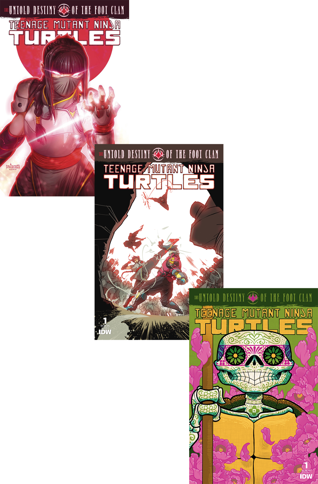 The Untold Destiny of the Foot Clan #1 (IDW) - Cover A, B, C - 1st ...