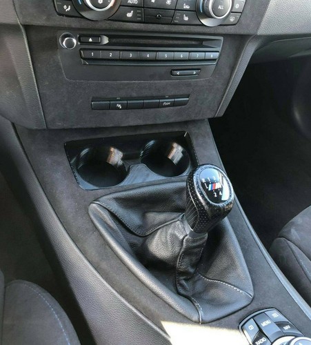 BMW E90 beverage holder center console storage compartment steering ...