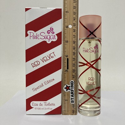 Pink Sugar Red Velvet Special Edition Perfume Eau De Toilette Spray 3.4 ...