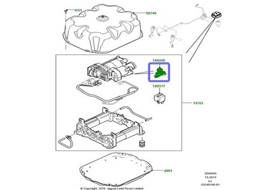 LAND ROVER AIR SUSPENSION SOLENOID VALVE RANGE ROVER 06-12 LR4 SPORT ...
