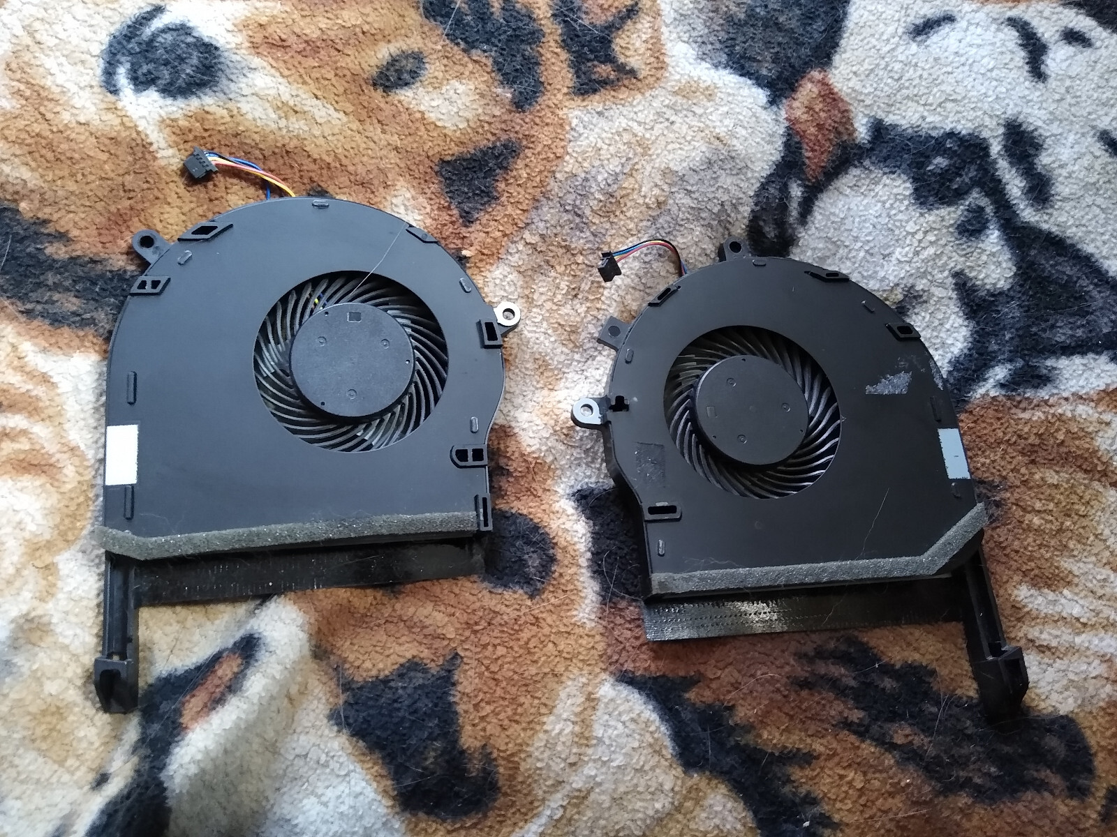 Set of 2 DFS501105pr0t Laptop CPU Cooling Fan 0.5A DC5V FCN Brushless ...