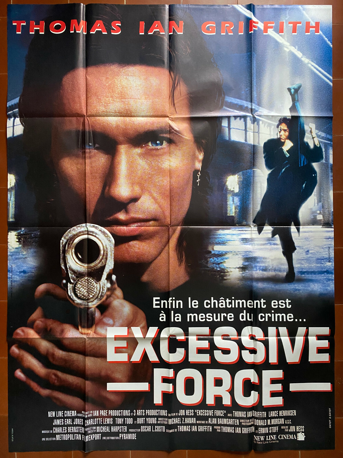Poster EXCESSIVE FORCE Jon HESS Thomas Ian GRIFFITH Tony TODD 120x160cm | eBay