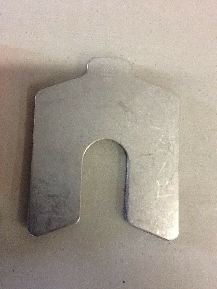 Shims Precision Stainless Slotted Shim 42450 4"x4" Slot Size 1-1/4 ...