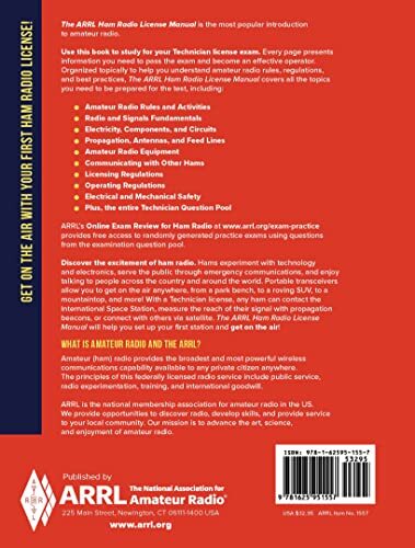 ARRL Ham Radio License Manual 5th Edition – Complete Study Guide with ...