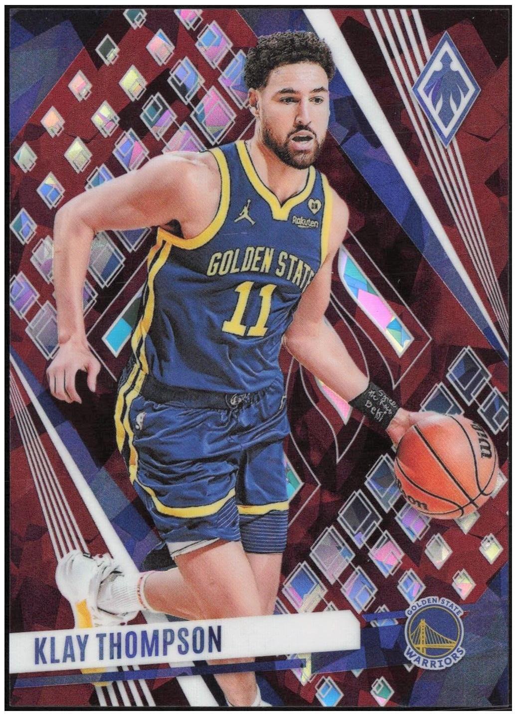 2023-24 Panini Phoenix - Klay Thompson #164 Maroon Ice Phoenix /275 for ...