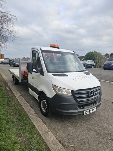 2019 Mercedes Sprinter 2.1 314 CDI MANUAL VAN LWB CRANE HIAB FLATBED ...