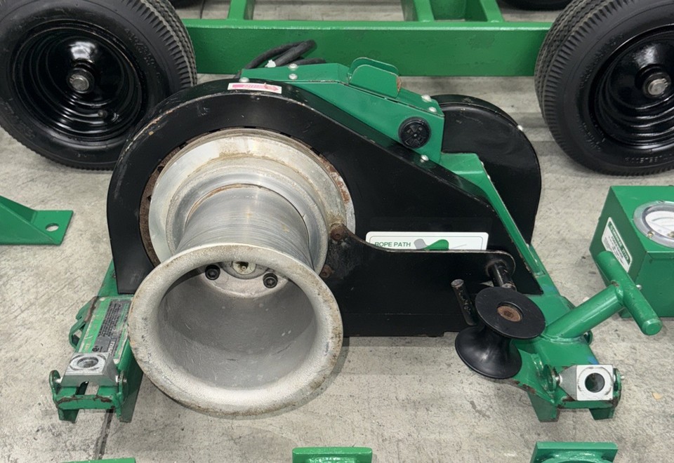 Greenlee 6004 60001 6000 6500 LBS Tugger Cable Puller Set 11147 *GREAT ...
