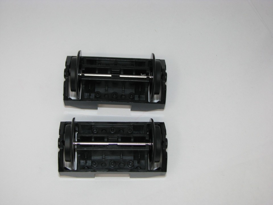 2 Lego City Train Car Wheels Fits RC 9V IR Track Sets (Black) 2878c02 ...