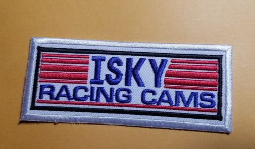 ISKY RACING CAMS Embroidered Patch worldwide approx 1.5x3.75" | eBay