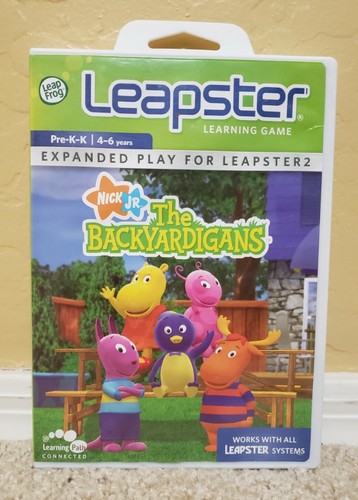 LeapFrog Leapster 1 & 2 Nick Jr. The Backyardigans Learning Game Pre-K ...