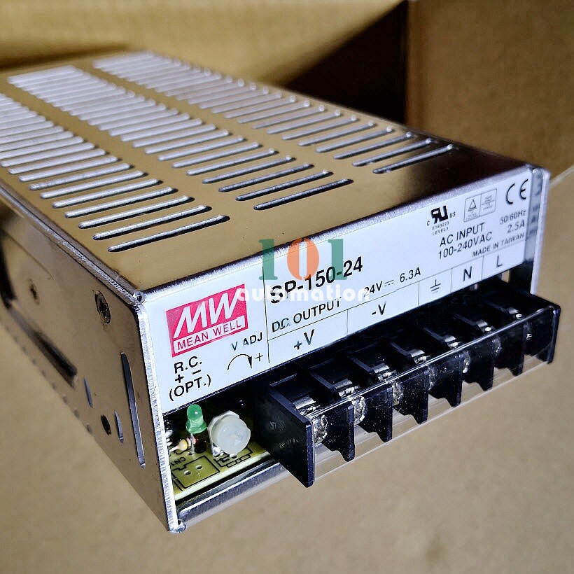 MEAN WELL SP-150-24 AC-DC 24V 6.3A Enclosed Power Supply for sale ...