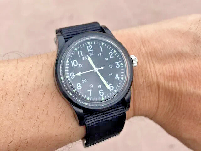 Vietnam War US Military Service Watch daiso black From Japan | eBay