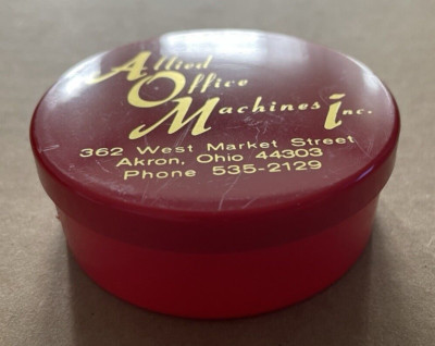 Vintage ALLIED OFFICE MACHINES Plastic Typewriter Ribbon Case Smith ...