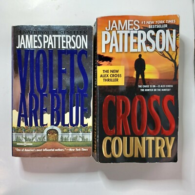 2 Alex Cross Thrillers by James Patterson: Cross Country and Violets ...