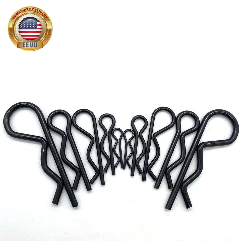 38 Pcs Hitch Pin Clip R Clips Retaining Pins Tractor Cotter Pin Hair ...
