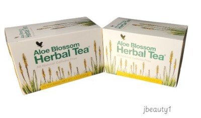 2 Forever Aloe Blossom Herbal Tea (25 bags each) Caffeine Free HALAL ...