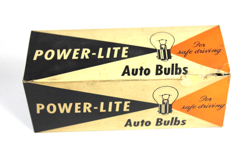 Vintage NOS Box of #94 15C.P. 12 Volt Auto Bulbs by POWER-LITE Canada ...