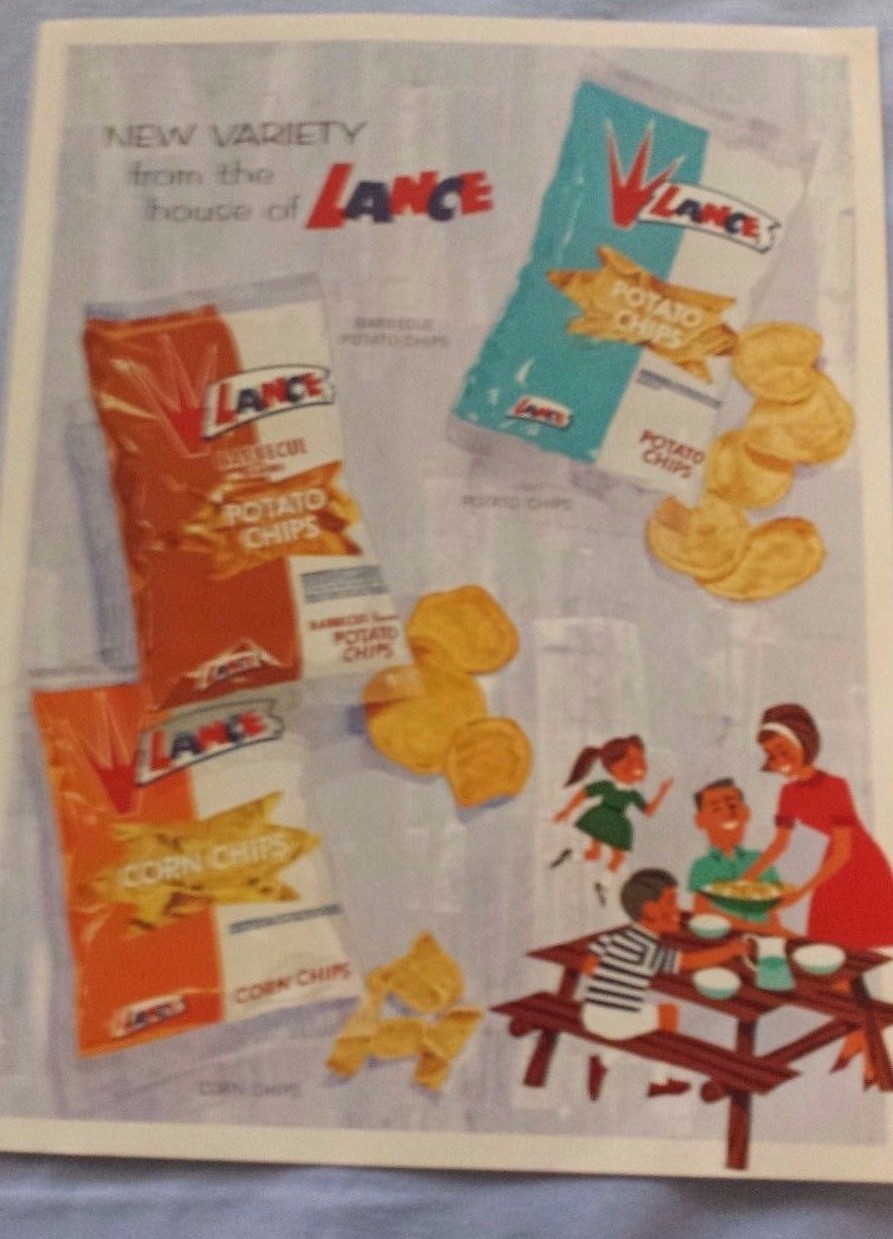 Lance Inc. Vintage Potato Chip brochure 1960's | eBay
