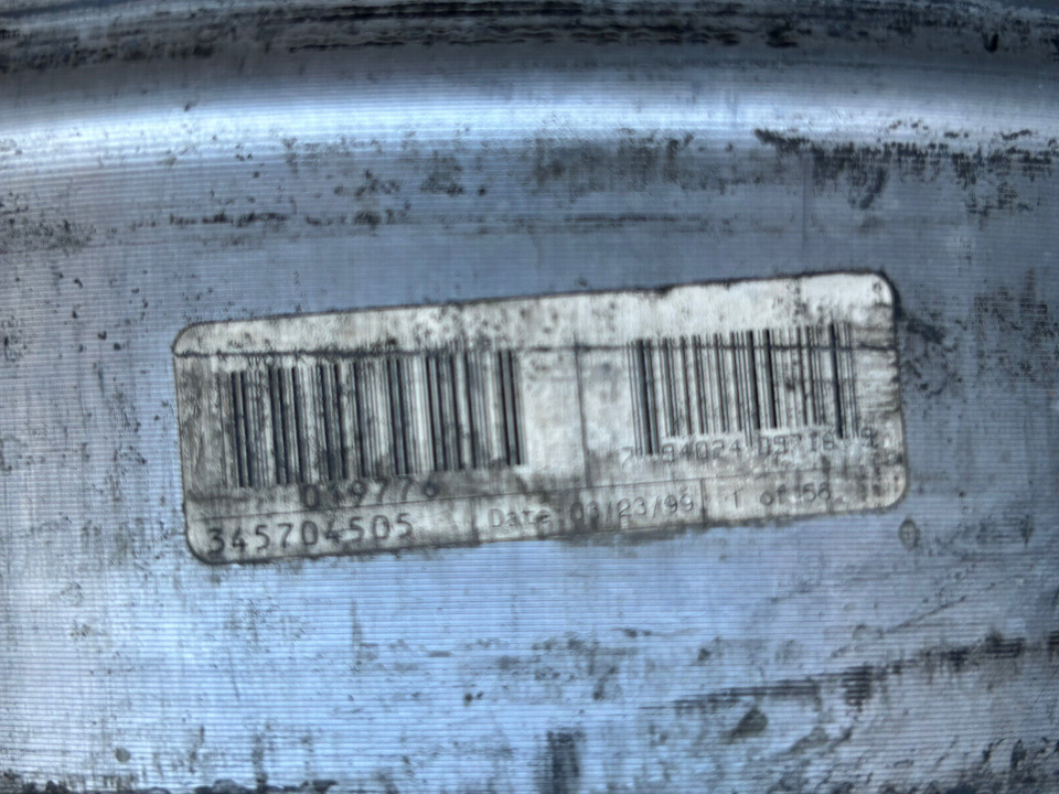 (4) 15" VINTAGE CENTERLINE HELLCAT HIGH POLISHED WHEELS 15X7 RIMS 5X5 ...