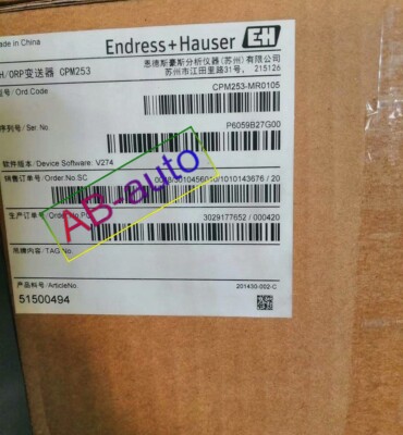 CPM253-MR0105 Endress+Hauser water Analyzer PH transmitter New | eBay