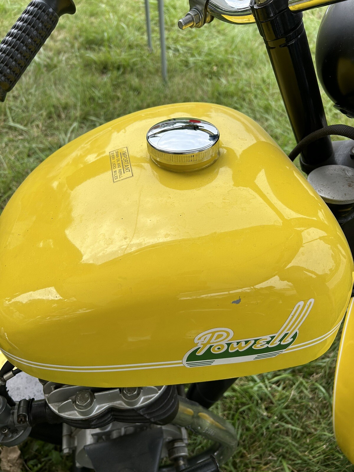 Powell Motorcycle Chrome Gas Cap Scooter | eBay