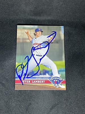 Peter Lambert 2017 Grandstand Lancaster JetHawks Rockies Autographed Signed Card | eBay