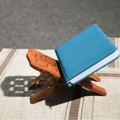 Folding Holy Book Stand Rehal Reading Book Rest with Intricate Hand ...