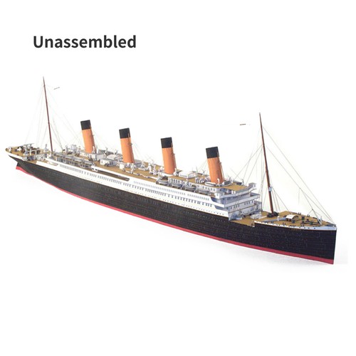 British Titanic Cruise Paper Model Ship Model Handmade Craft ...