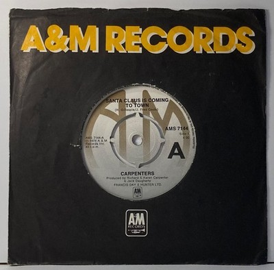 The Carpenters Santa Claus Is Coming To Town Christmas 45 | eBay