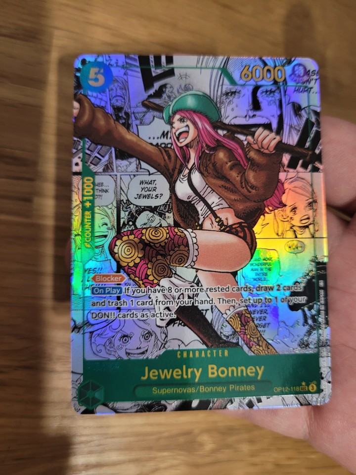 One Piece TCG Jewelry Bonney OP12-118 Manga Alt Art (English) | eBay UK