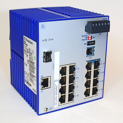 Hirschmann RS30-1602O6T1EDHPHH05.0.02 Industrial Ethernet Rail Switch ...