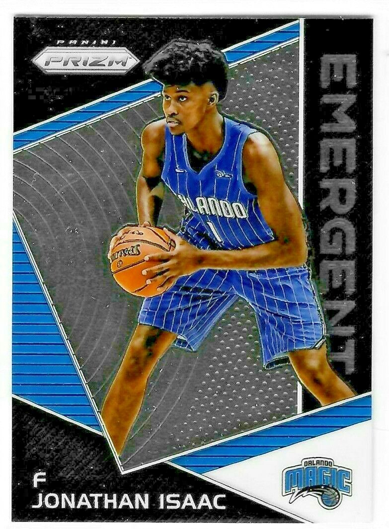 Jonathan Isaac 2017-18 Panini Prizm EMERGENT Rookie RC #EM-JON Magic | eBay