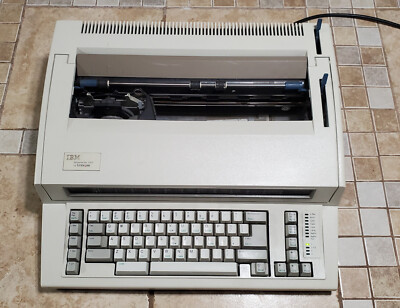 IBM Wheelwriter 1000 by Lexmark Electric Typewriter Tested | eBay