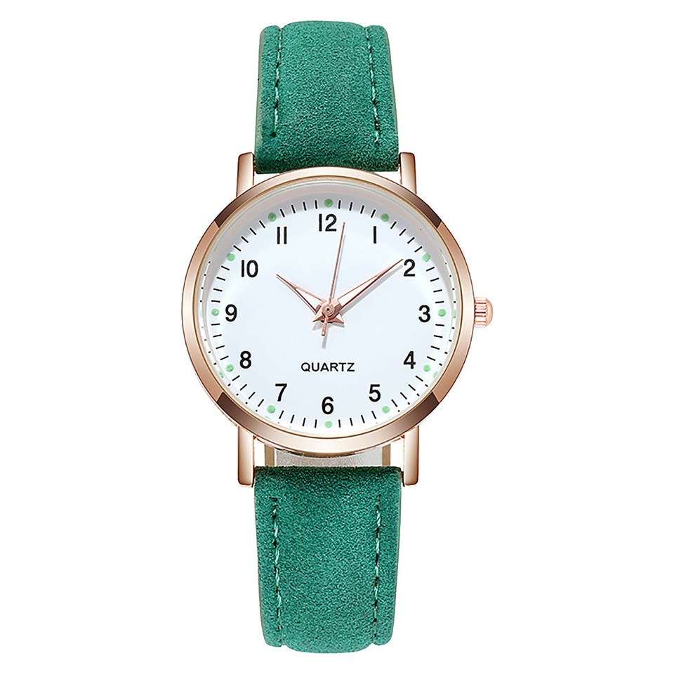 Ladies Wrist Watches Watch Quartz Analogue Women Leather Band Fashion ...