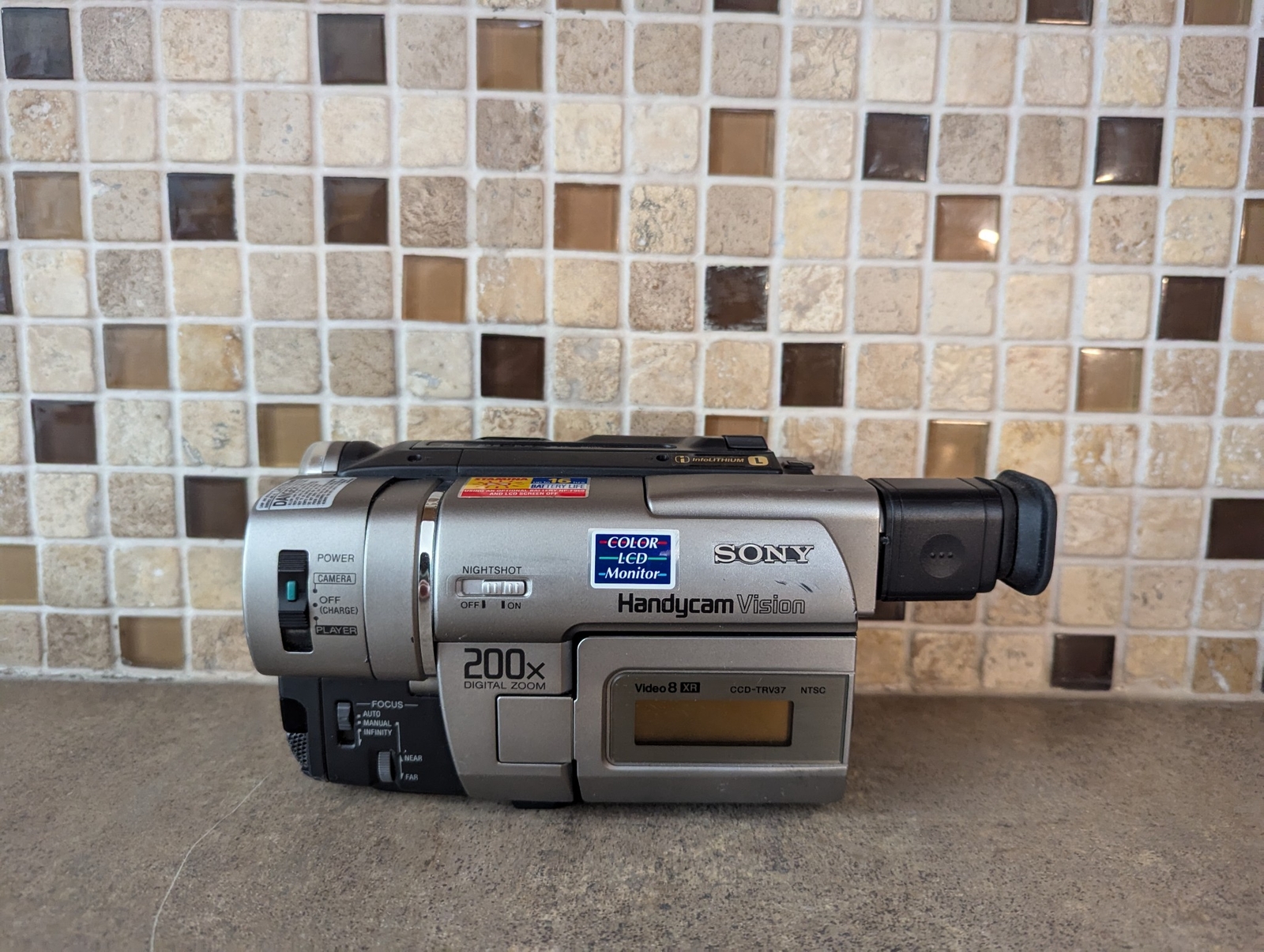 SONY CCD-TRV37 HI8 8MM VIDEO 8 XR CAMCORDER CAMERA VCR PLAYER V4-3 | eBay
