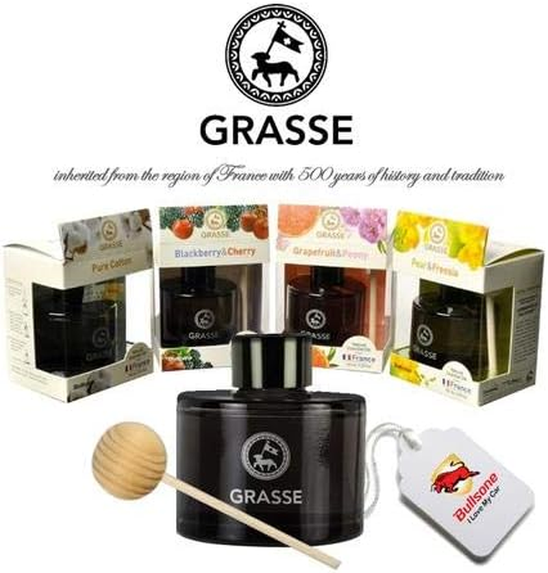Grasse Diffuser, Natural Car Air Fresheners, Luxury Car Perfume - Black ...