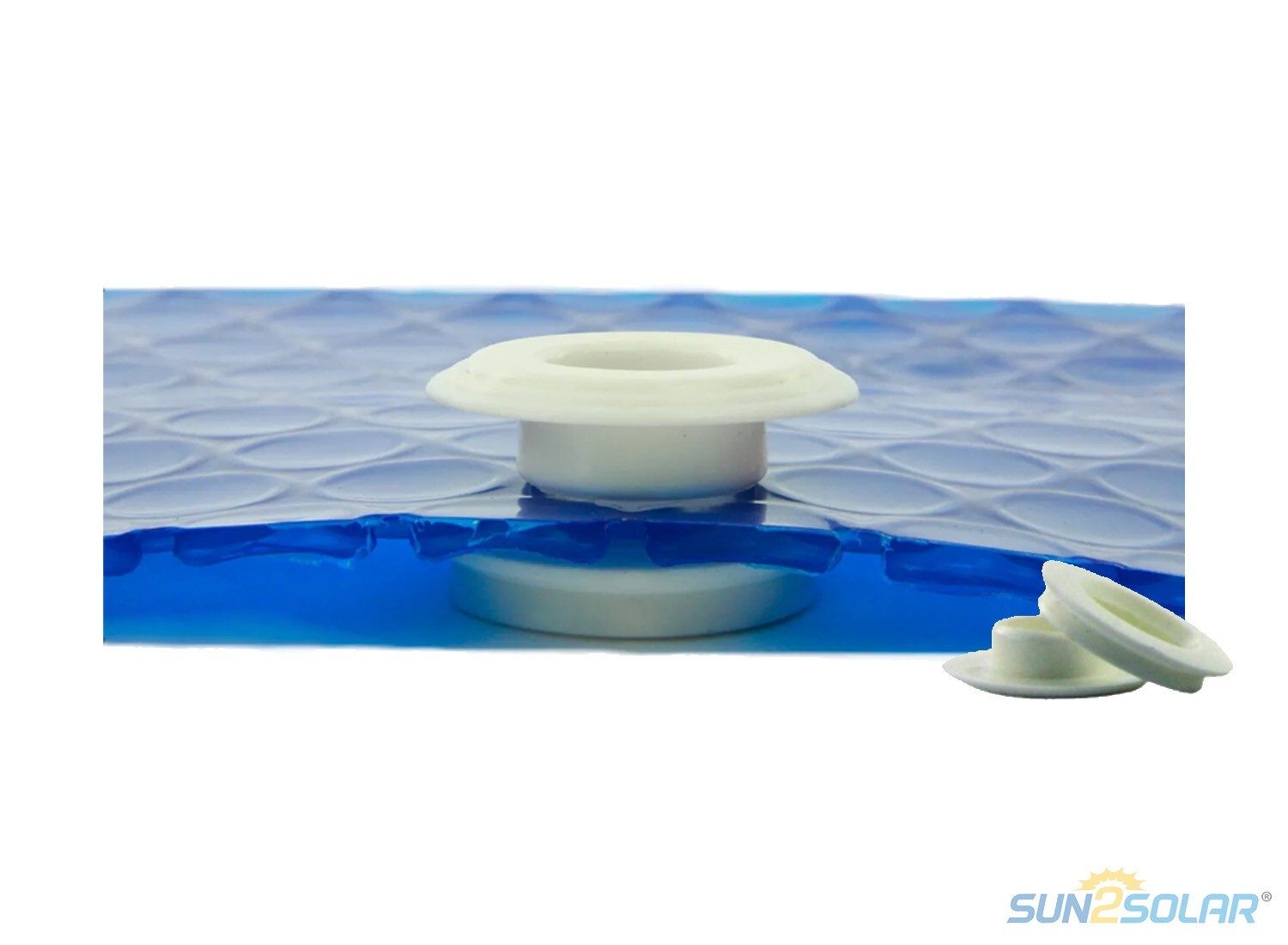 Sun2Solar 1600 Series Rectangle Blue Solar Blanket Swimming Pools w ...