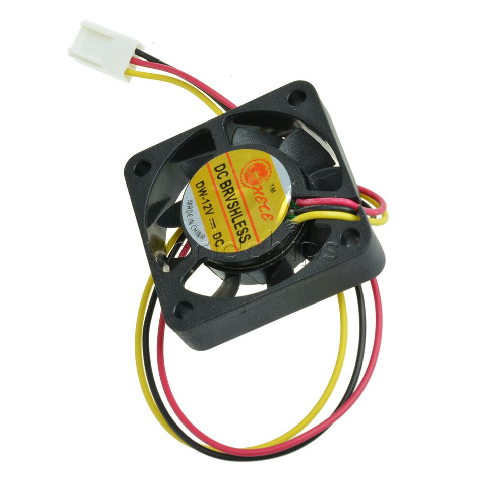40X40X10MM DC 12V 3Pin 40mm Mini 4cm DC Brushless Computer Cooler ...